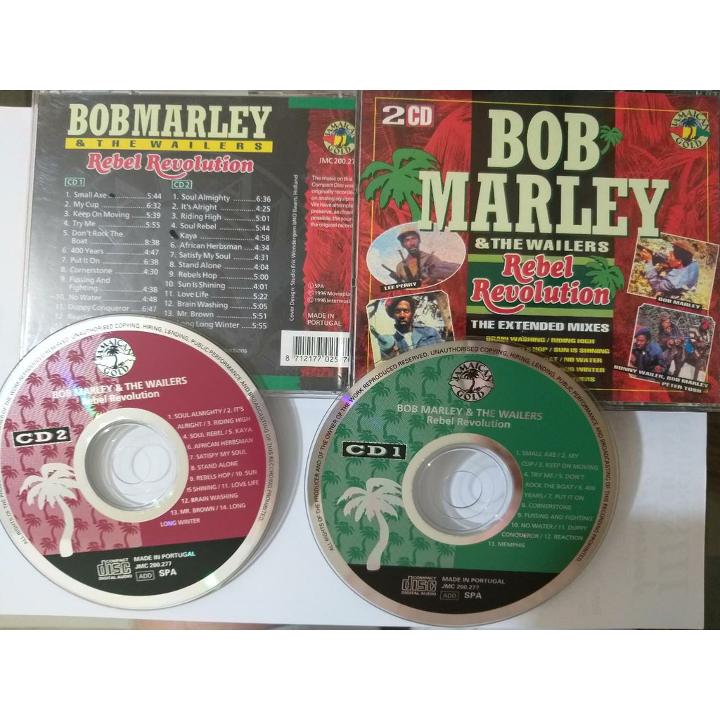 CD BOB MARLEY & THE WAILERS REBEL REVOLUTION (CD DUPLO) | Shopee Brasil