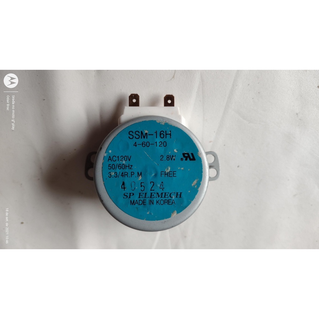 MOTOR DE PASSO PARA EIXO DE METAL 110V SSM-16H | Shopee Brasil