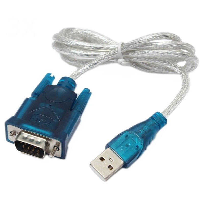 Cabo Db9 Adaptador Usb 2.0 Serial macho Rs232 Conversor 9 Pinos | Shopee Brasil