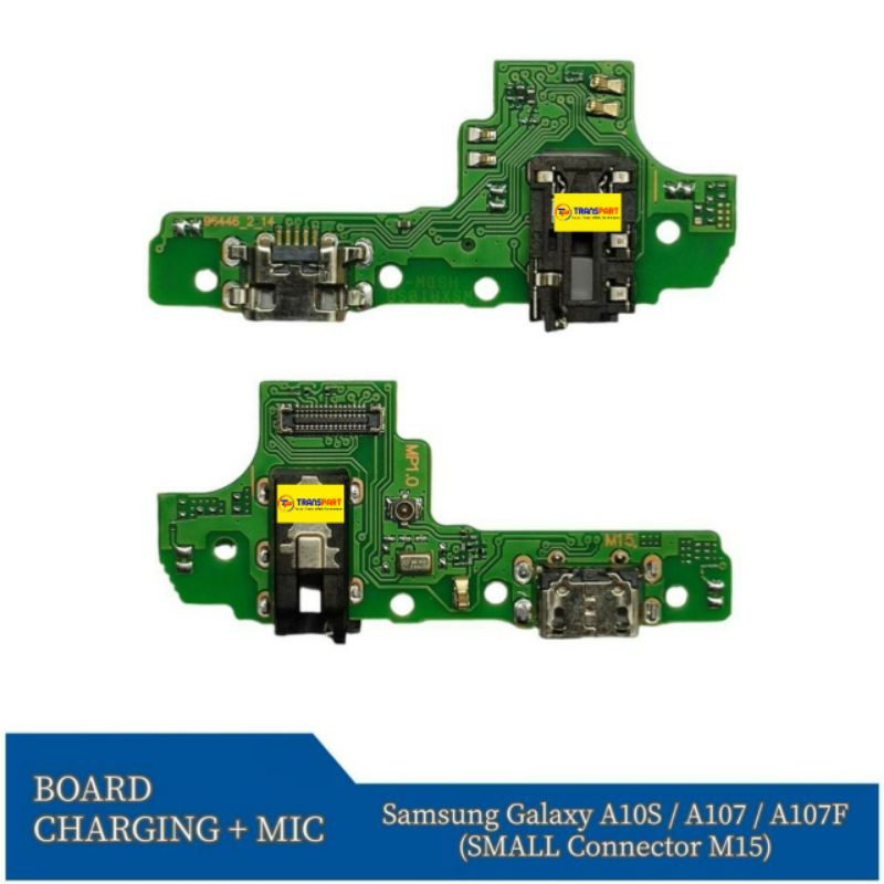 Placa De Carregador/Carregamento + Mic Samsung Galaxy A10S/A107/A107F Conector Pequeno M15 ...