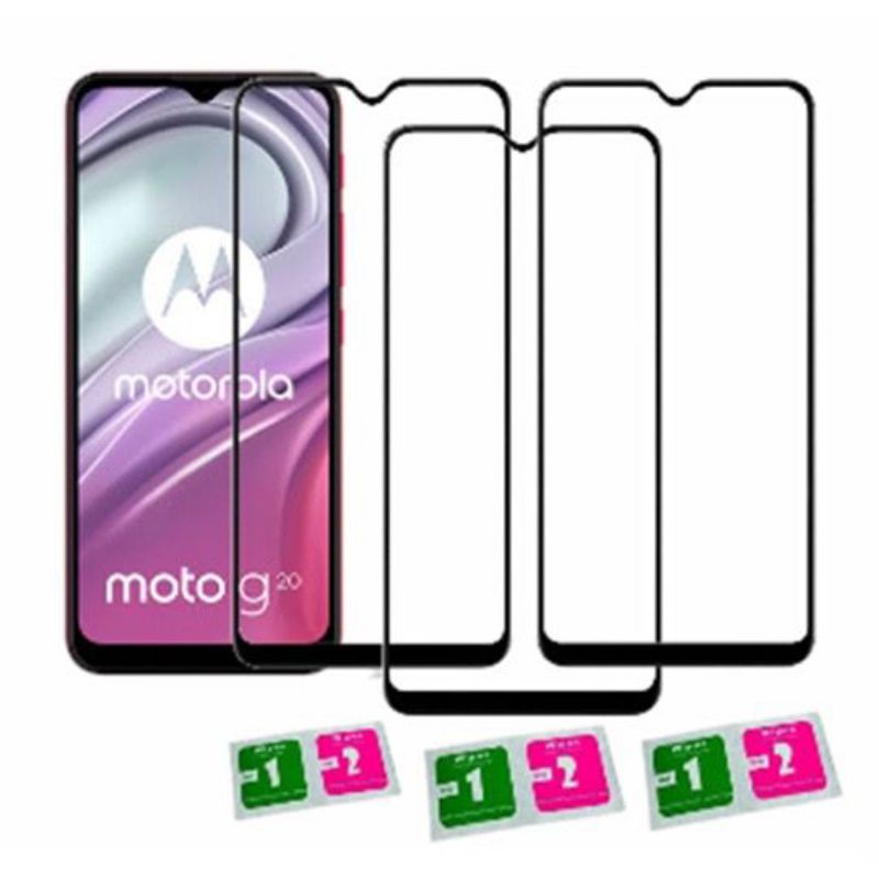 Kit Película de vidro 3D Moto G10 / G20 / G30 Vidro Temperado Película Motorola | Shopee Brasil
