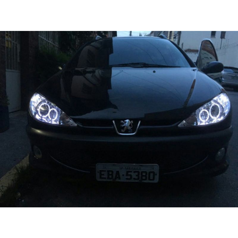 kit angel eyes para Peugeot 206 | Shopee Brasil