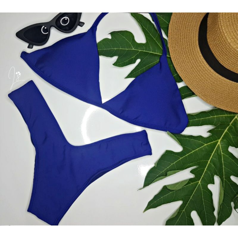 Biquini Asa Delta Azul Royal Shopee Brasil