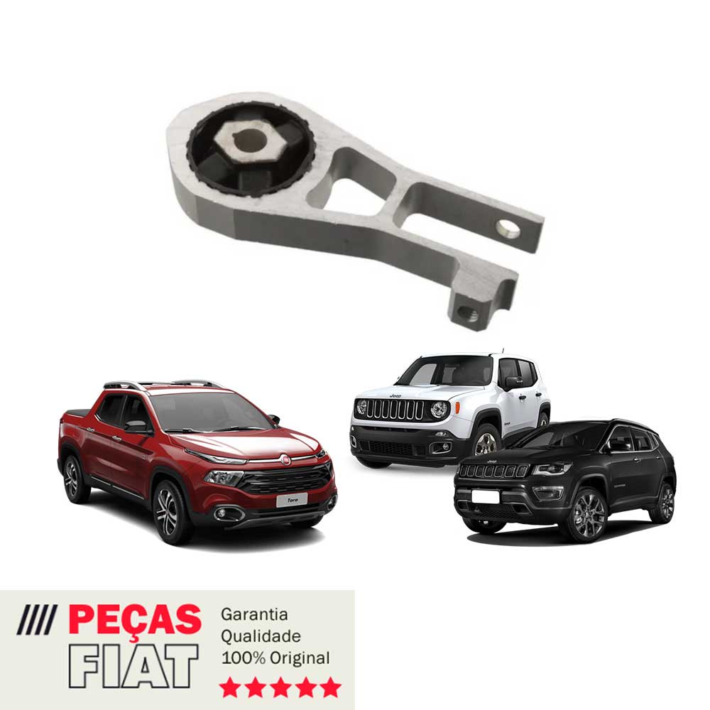 Coxim do Câmbio do Motor Inferior Fiat Toro / Jeep Compass / Renegade 1 ...