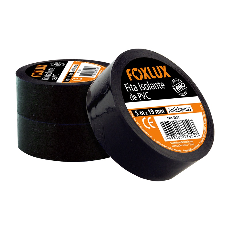 FITA ISOLANTE - 05mX19mm. | Shopee Brasil