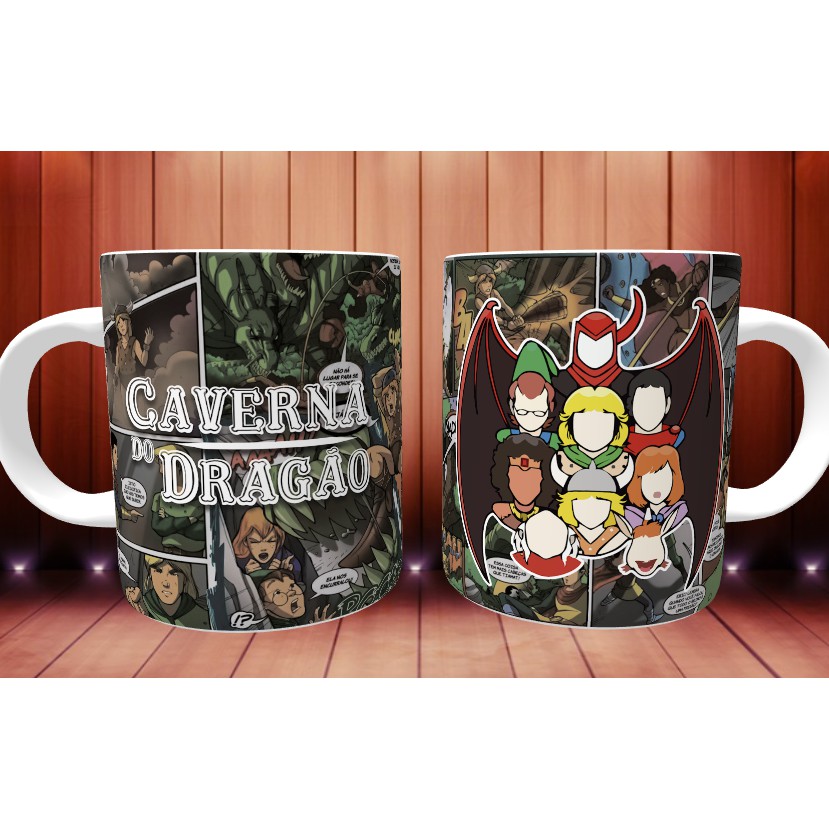 Caneca Caverna Do Dragão | Shopee Brasil