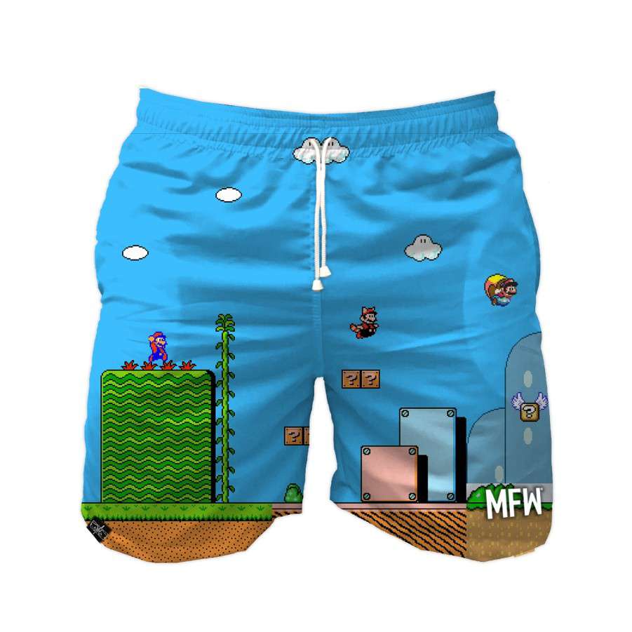 Short Super Mario com bolsos | Shopee Brasil