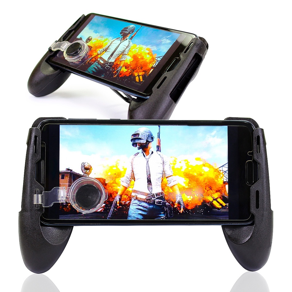 Controle Gamepad Com Controle botão Analógico Celular Suporte | Shopee ...