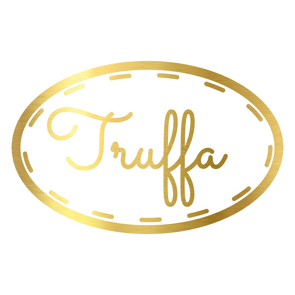 Etiqueta Adesiva "Truffa" 32x20mm - 100un | Shopee Brasil