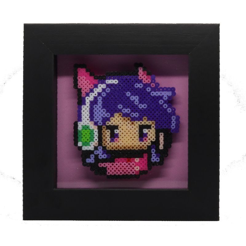 Quadro Decorativo 10x10cm Pixel Art da Ahri de League of Legends ...