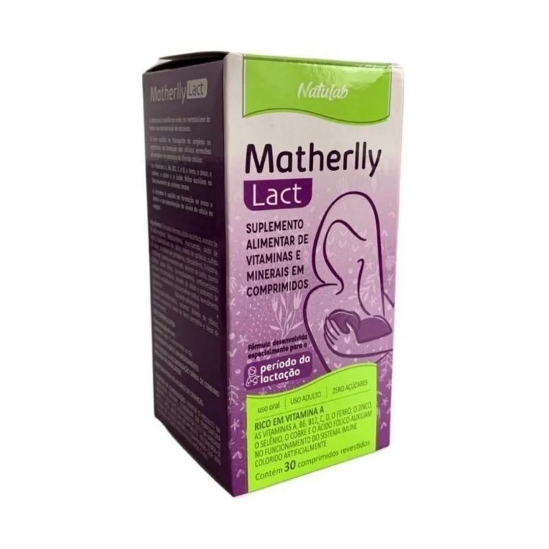 Matherlly Lact 30 Comprimidos original e lacrado | Shopee Brasil