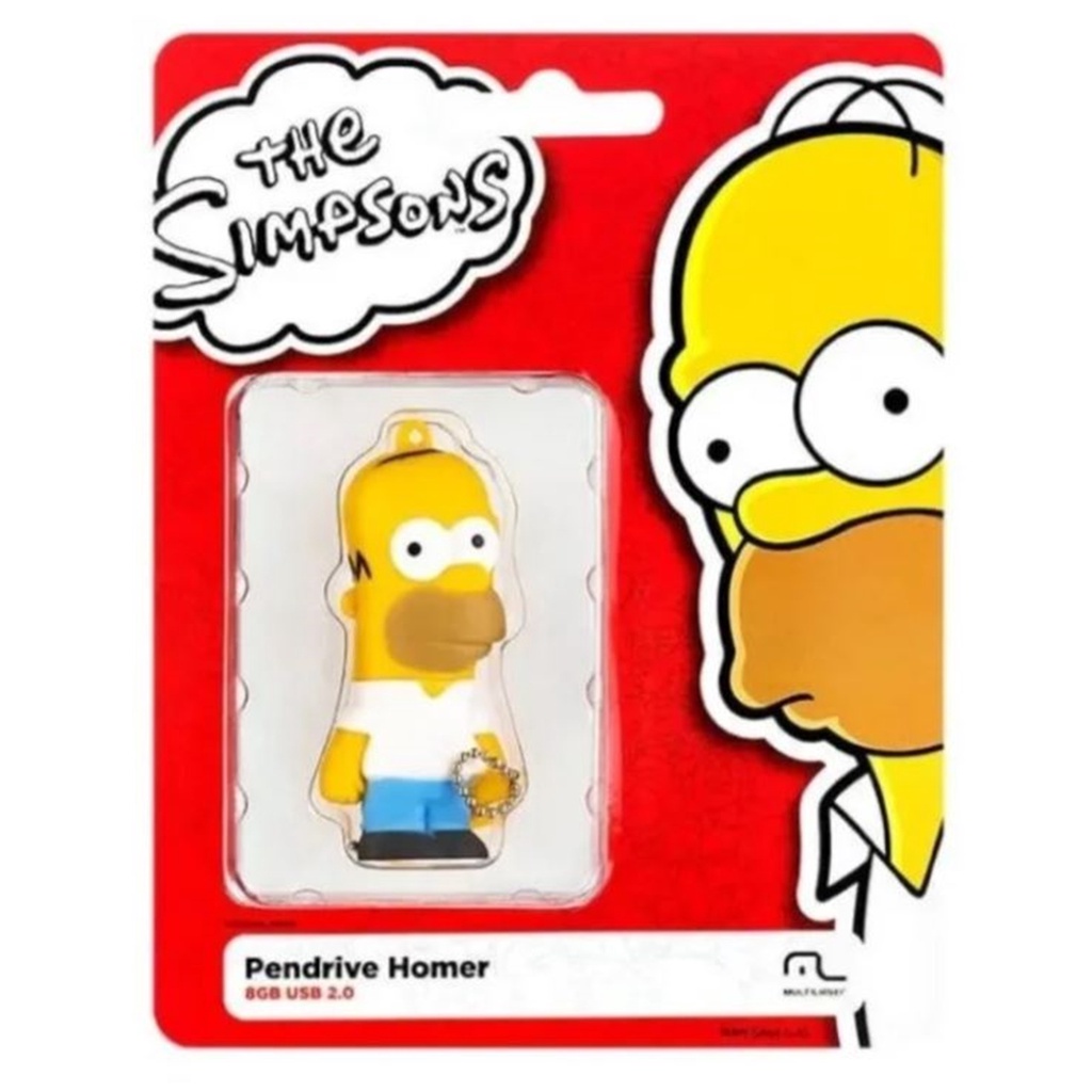 Pen drive Simpsons Homer 8gb Multilaser Pd070 | Shopee Brasil