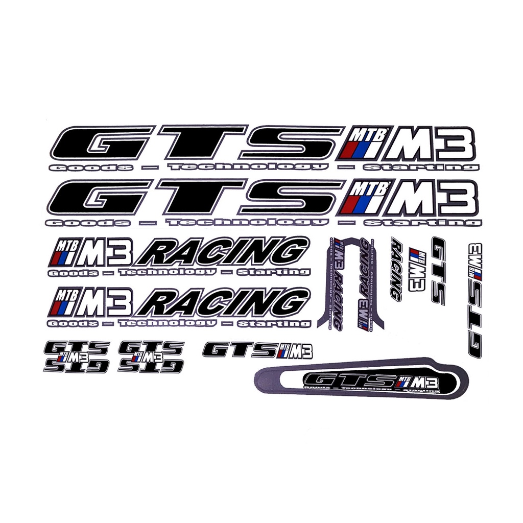 Adesivo Para Bicicleta Gts M3 Mtb Racing | Shopee Brasil