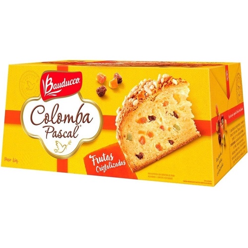 Colomba Pascal Frutas Cristalizadas 500g - Bauducco | Shopee Brasil