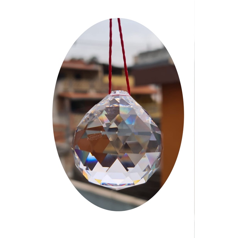 Kit Feng Shui Bola Esfera Multifacetada Cristal K9 30mm | Shopee Brasil