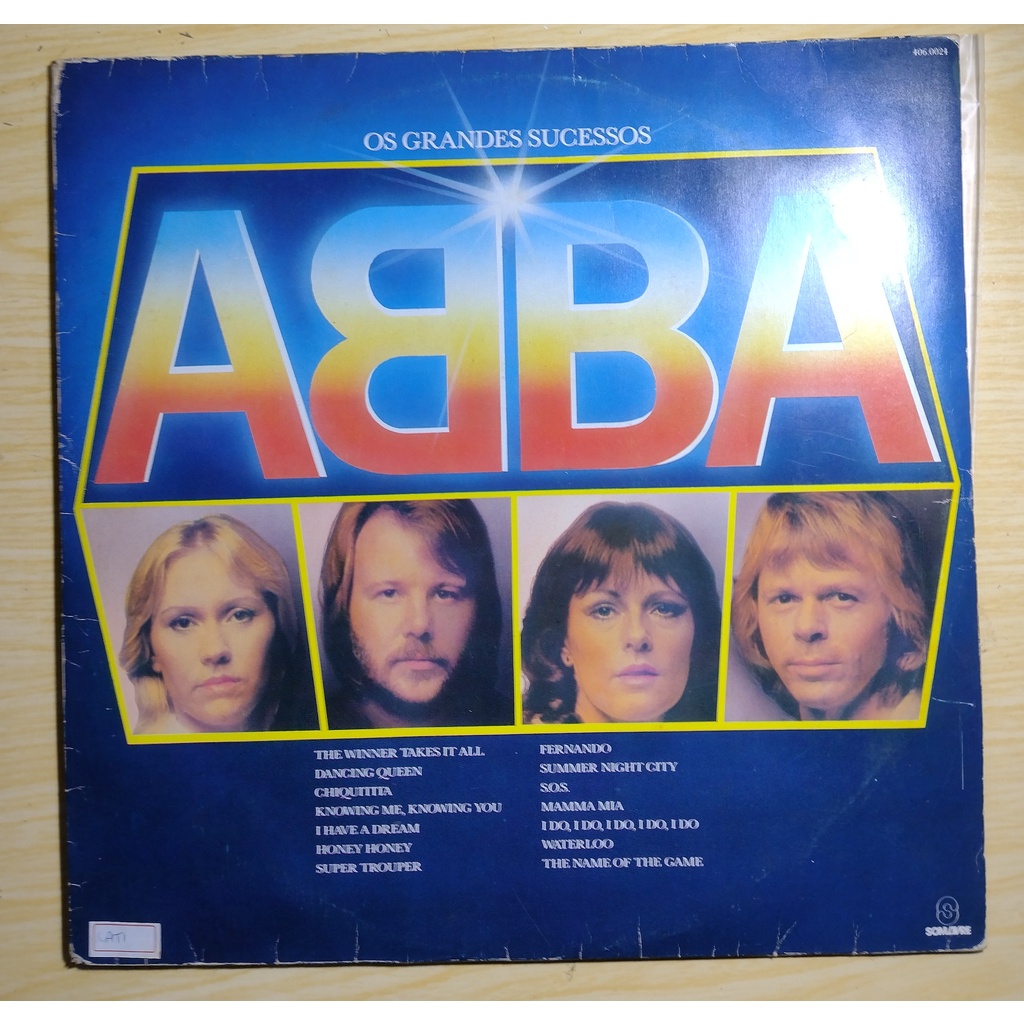 ABBA - LP Os Grandes Sucessos de ABBA - Som Livre 1988 | Shopee Brasil