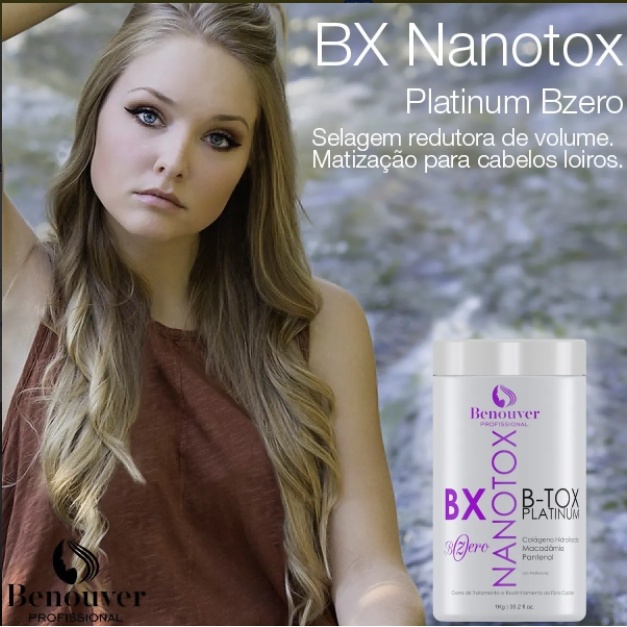 Botox Bx Nanotox Selagem Bzero Platinum Benouver 1kg | Shopee Brasil