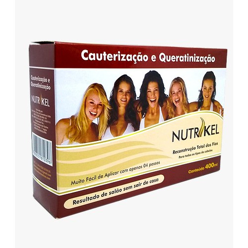 Kit OUAIS NUTRIKEL Cauterização E Queratinização Nutrikel reconstrução ...