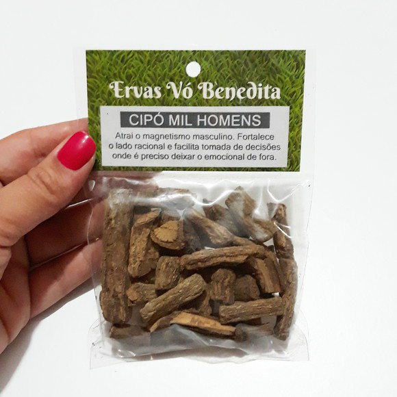 Cipó Mil Homens 15g - Banho energético | Shopee Brasil