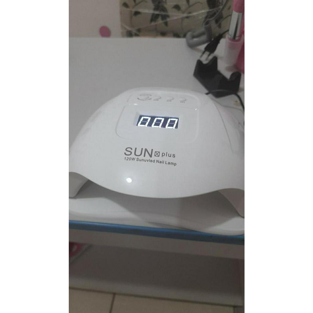 Cabine de Led Unhas Gel UV 120w Bivolt Sun X Plus. | Shopee Brasil
