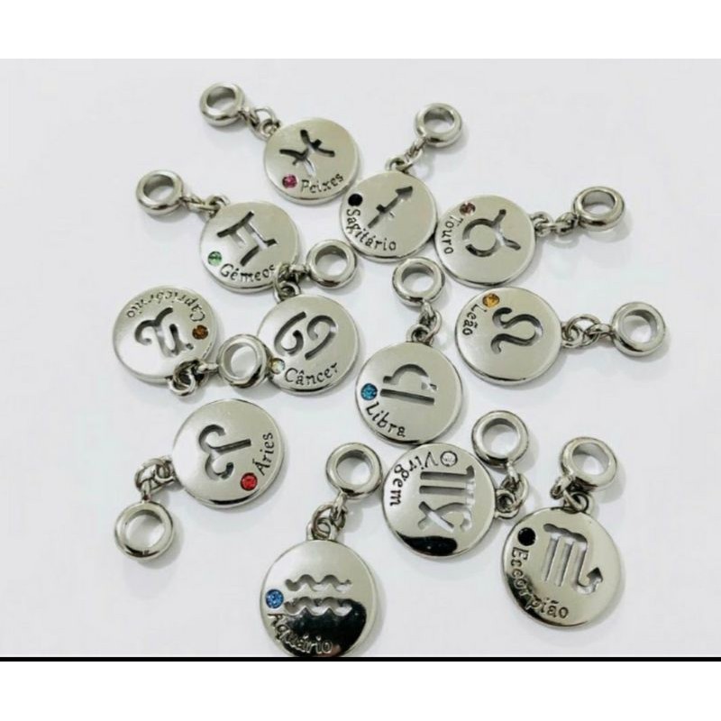 Berloques Signos | Shopee Brasil