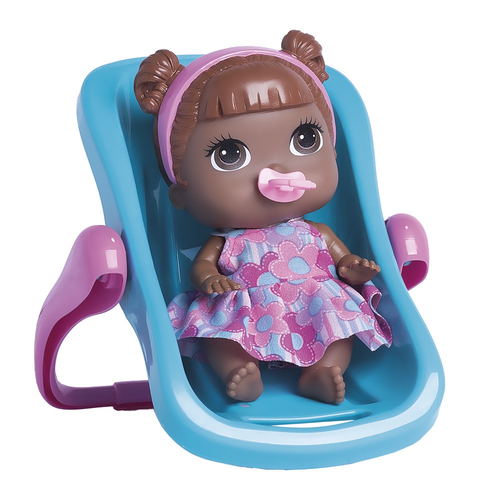 Boneca Negra Baby Collection Menina Com Bebe Conforto - Super Toys ...