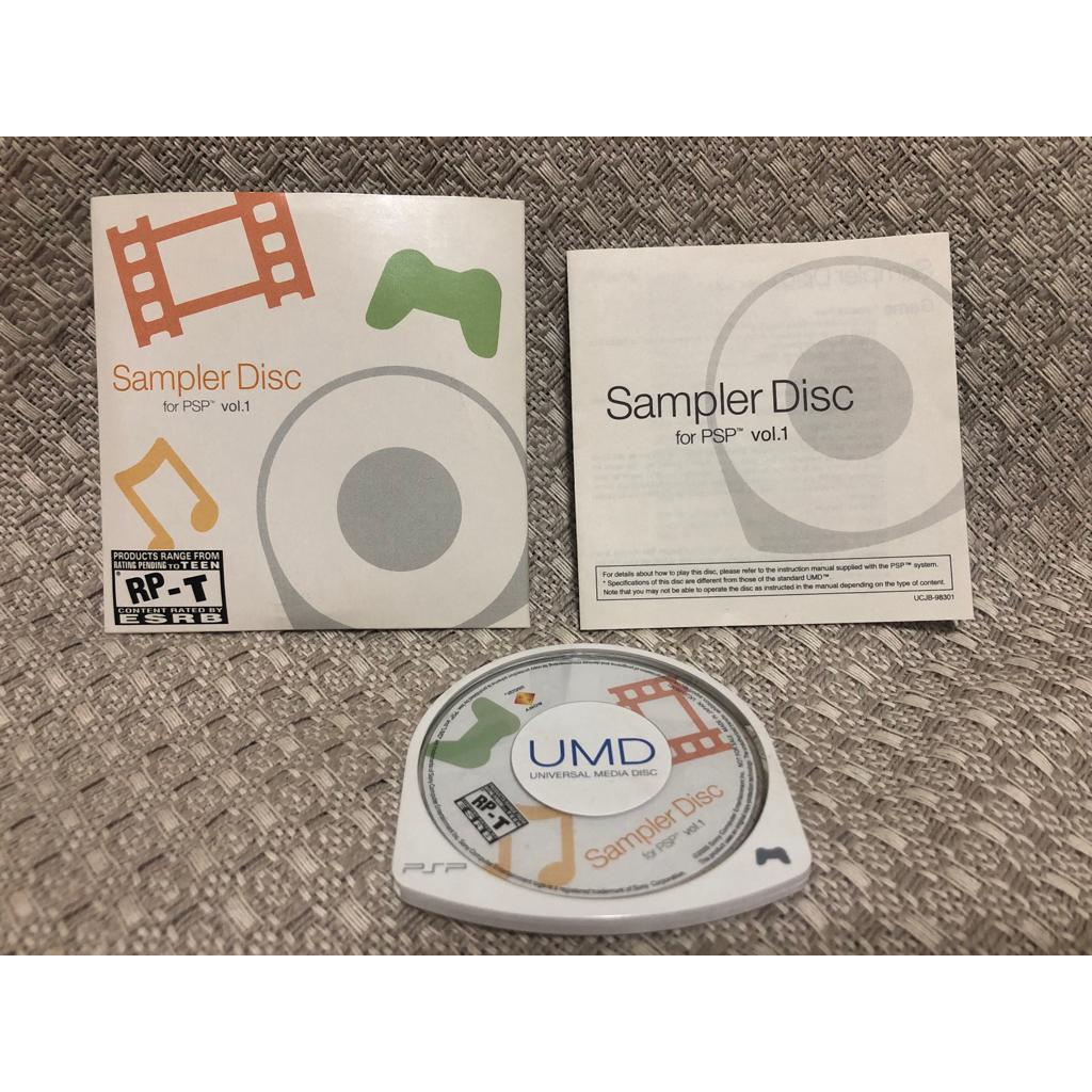 PSP Sampler Disc Vol. 1 Completo Com Caixa e Manual | Shopee Brasil
