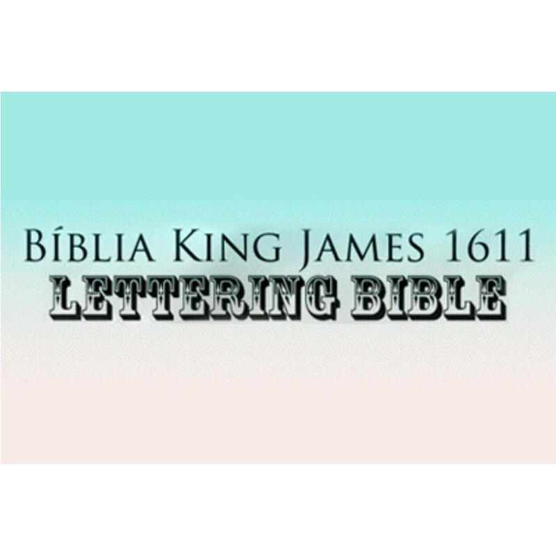 Bíblia Sagrada - king James 1611 Ultra Fina Lettering ­bible - Capa ...