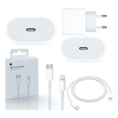 Fonte 20W Turbo + Cabo USB Tipo C Apple iPhone 6 6S 7 8 Plus X XS 11 ... Fonte 20W Turbo + Cabo USB Tipo C Apple iPhone 6 6S 7 8 Plus X XS 11 ...
