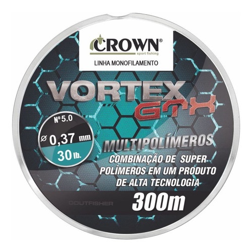 Linha Vortex Gtx 0,37Mm 300Mtr - Crown | Shopee Brasil