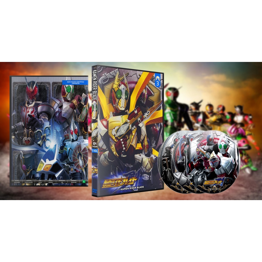 Dvd Kamen Rider Blade Série Completa Tokusatsu | Shopee Brasil