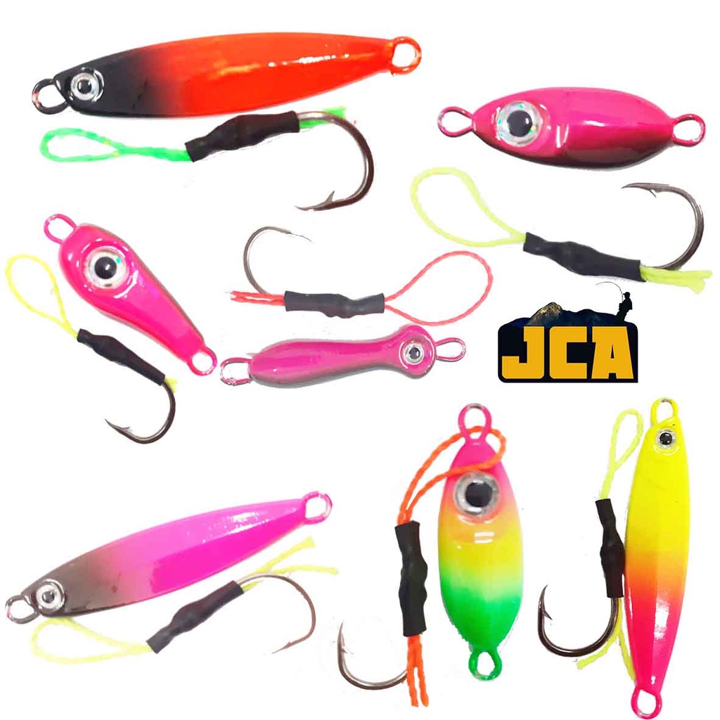 Micro Jigs/jigs Diferentes Cores E Tamanhos | Shopee Brasil