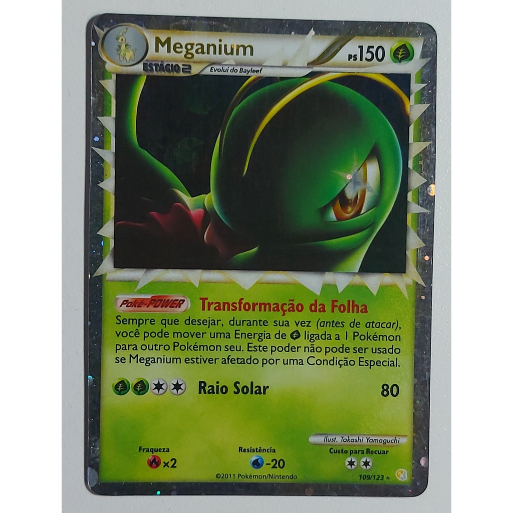 Carta Pokémon Meganium Prime (109/123) | Shopee Brasil