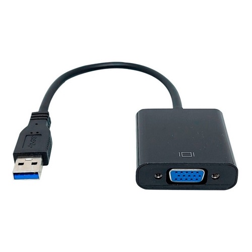 Cabo Usb 3.0 Para O Monitor Vga Notebook Para Monitor Vga | Shopee Brasil