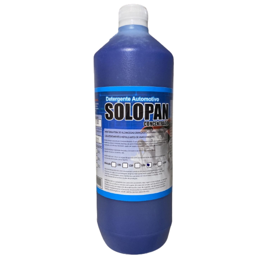Solopan Automotivo Limpa Motor Remove Graxas Chassis 1L | Shopee Brasil