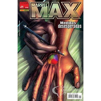 Marvel Max n° 21 - Medidas Desesperadas (capa c/ avaria) | Shopee Brasil