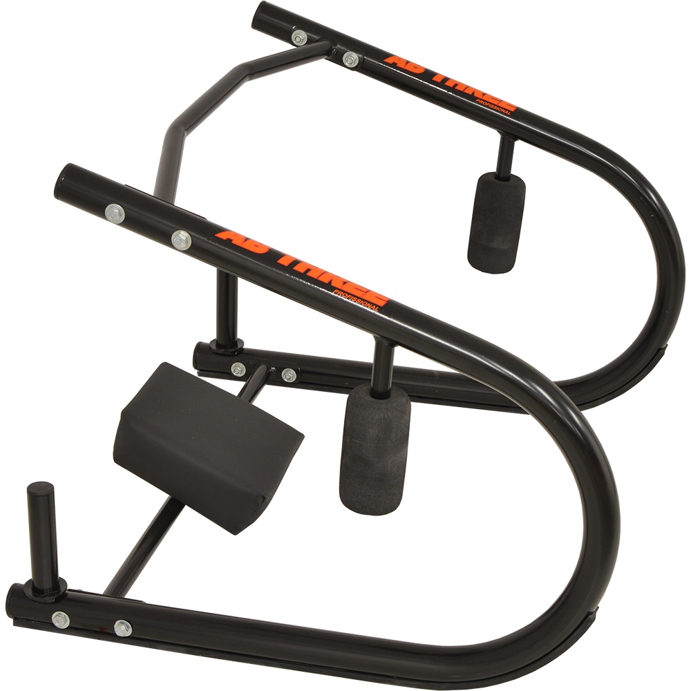 Aparelho Abdominal Ab Three Profissional com suporte para anilhas Poli ...