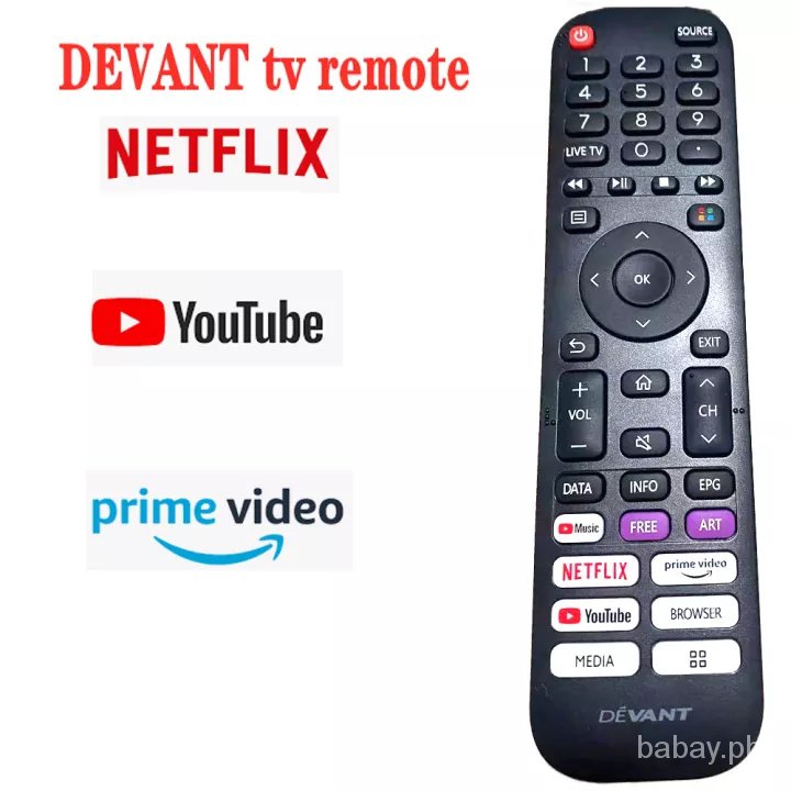 Novo Original Para DEVANT LCD LED TV Player Televisão Controle Remoto ...