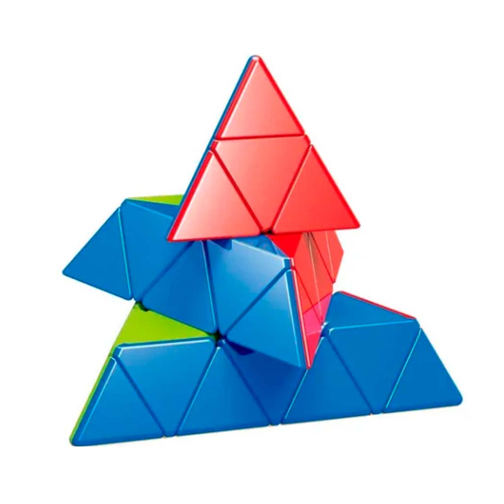 Cubo magico triângulo 7,5 cm 5 peças por lado pirâmide profissional ...