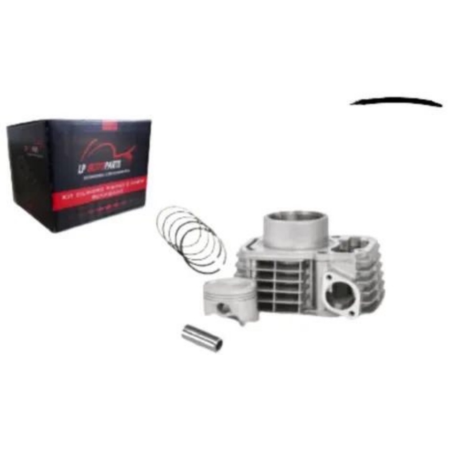 Kit Cilindro Motor Titan 150 Retificado + Ret. De Valvula | Shopee Brasil
