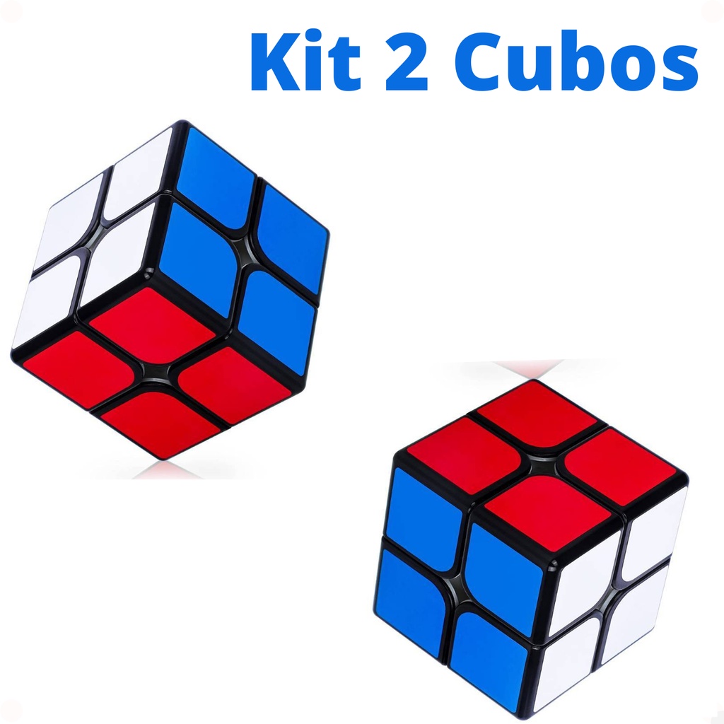 cubo mágico 2x2 profissional Mo Fangge Qiyi Compatível Moyu | Shopee Brasil