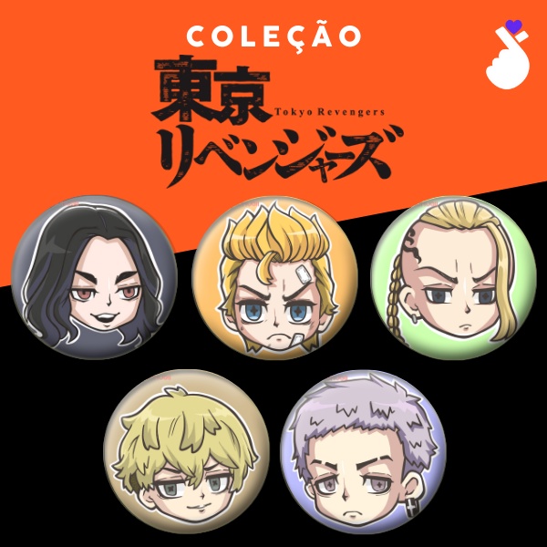 Bottons - Tokyo Revengers (bottom broche) | Shopee Brasil
