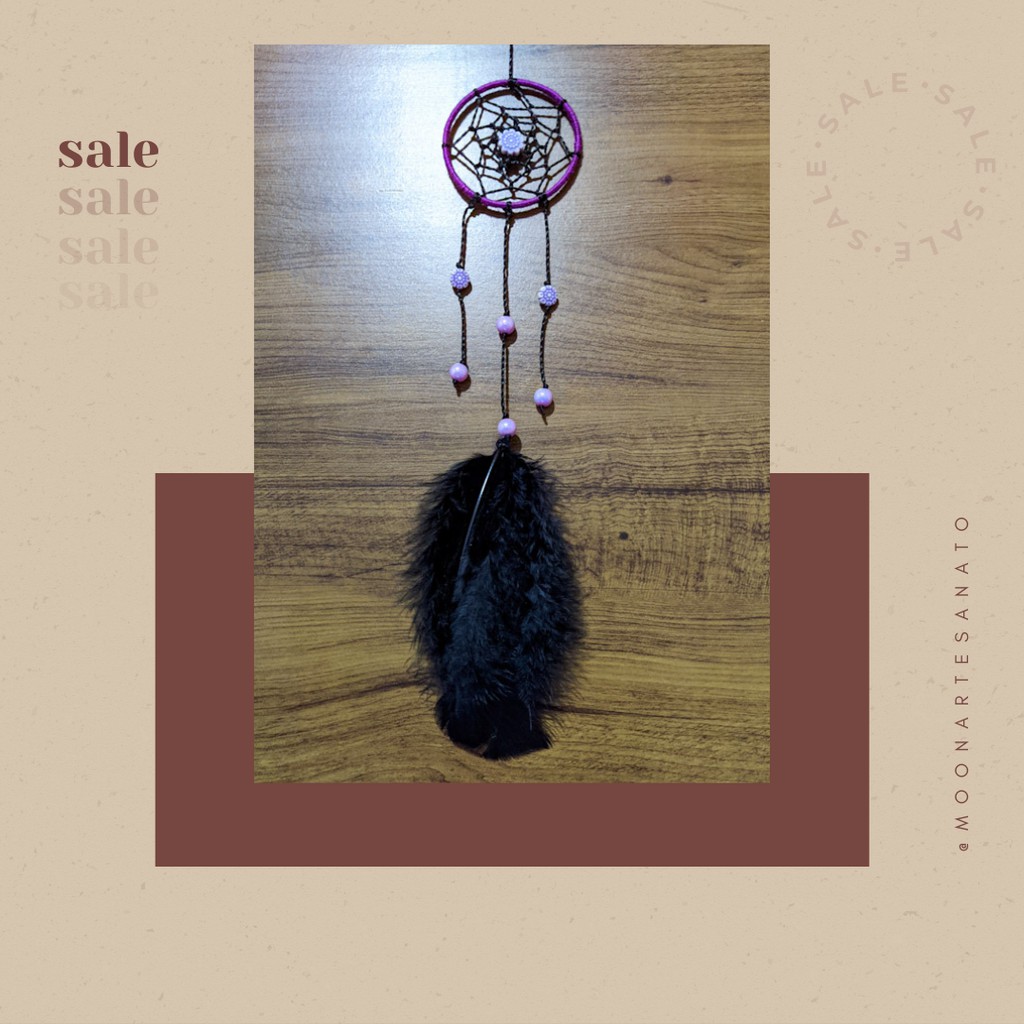 Filtro dos sonhos roxo pequeno | Shopee Brasil