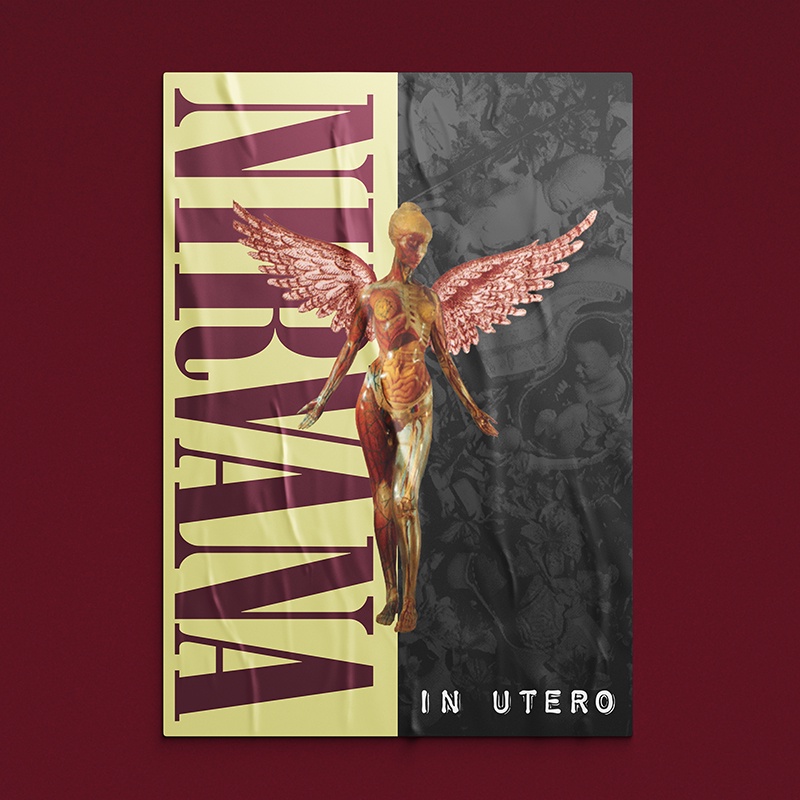 Poster Nirvana - In Utero / Tamanho A3 | Shopee Brasil