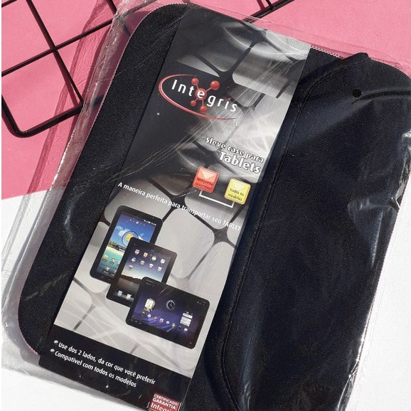 Capa / Case / Porta Tablets 7 Dupla Face Neoprene Integris | Shopee Brasil