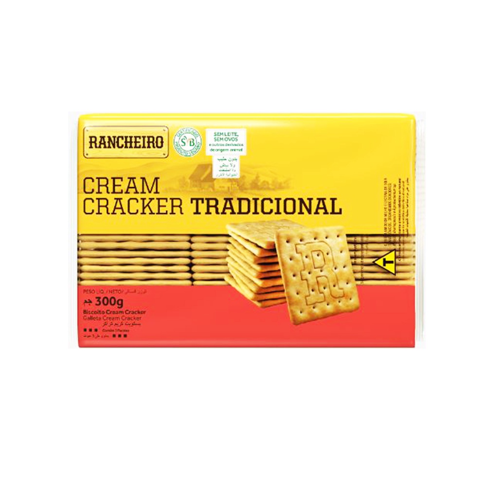Cream Cracker Tradicional Rancheiro 300g - Biscoito Cream Cracker ...