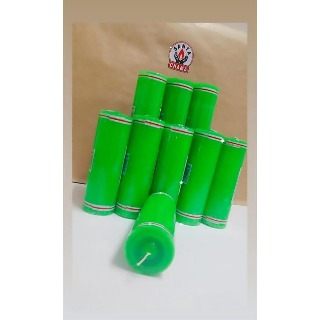 Velas Verde florescente De 7 Dias 260gramas | Shopee Brasil