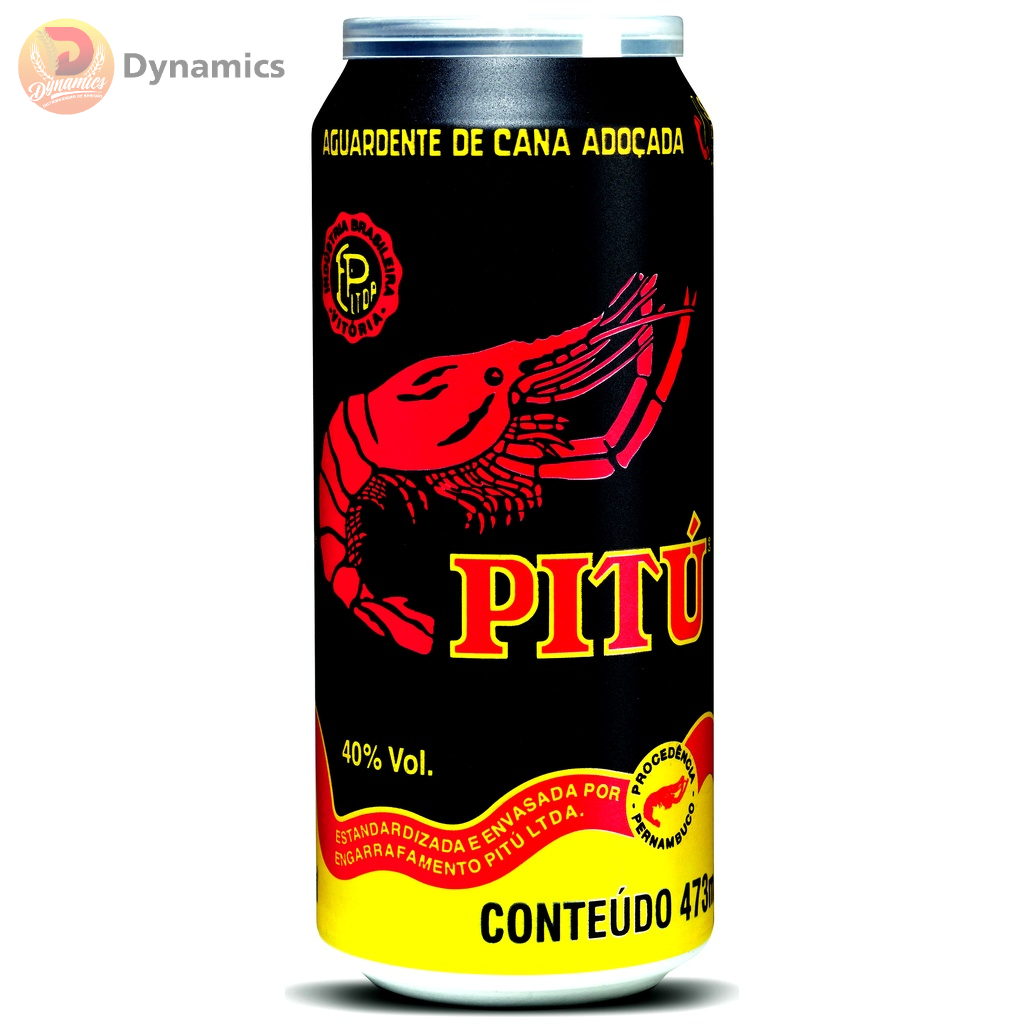 Cachaça Brasileira Pitu Lata 473ml Drinks Original | Shopee Brasil