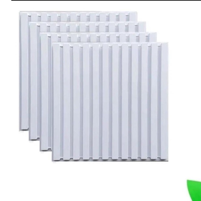 Ripado revestimento de parede 10 placa pvc Ripado painel branca sala ...