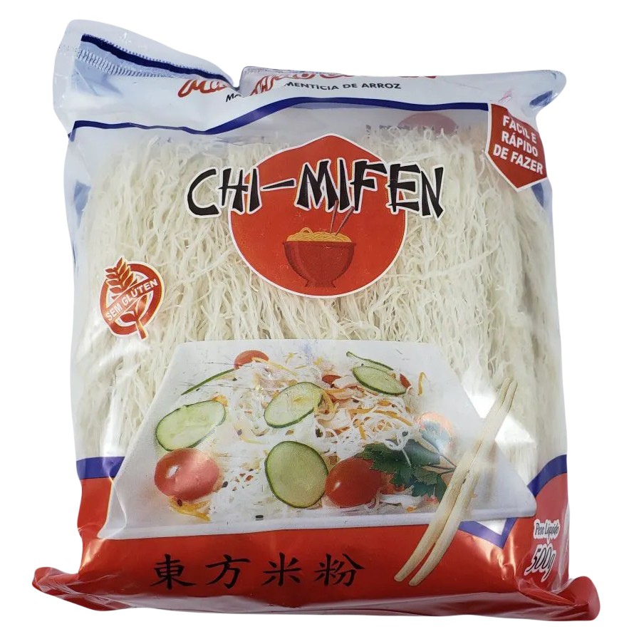 Macarrão de Arroz Tipo Bifum Oriental Chi Mifen Japonês 500g - Nature ...